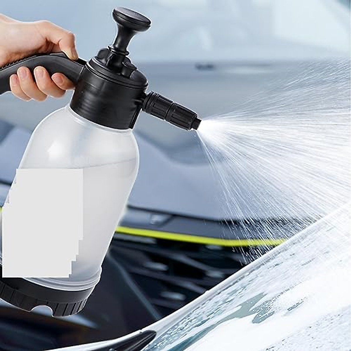 TENAGE Spray Bottle Manual Foam Watering Can High Pressure Adjustable Snow Car Wash Water Spray Bottle Snow Foam Soap Spray Kettle
