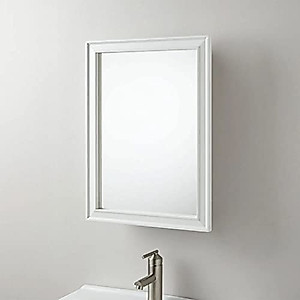 Signature Hardware 911081-RM Deerfield 16-5/8" x 22-5/8" Framed Single Door Medicine Cabinet
