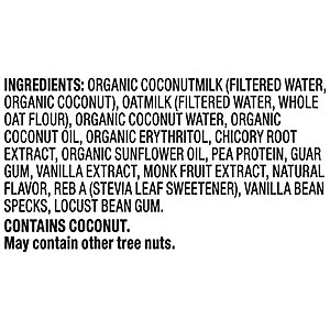 So Delicious Dairy Free Coconut Milk Frozen Dessert, Vanilla Bean, No Sugar Added, Vegan, Non-GMO Project Verified, 1 Pint