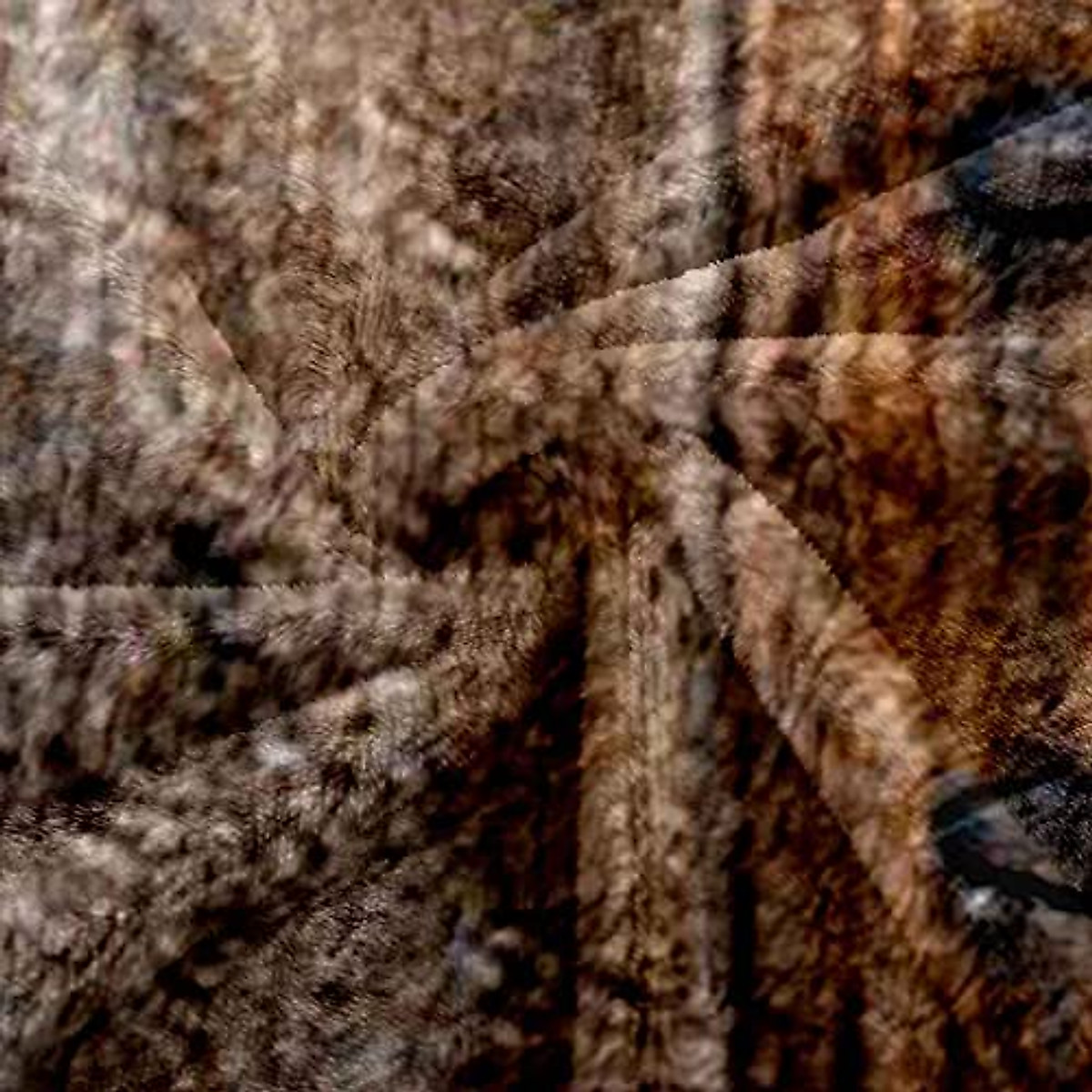 NARBOR Soft Fleece Throw Blanket - Fluffy Microfiber Solid Blankets for Bed and Couch Double/Single Size - 59X79Inch Wooden Door Print Printed Flannel Blanket for Bed, Couch and Sofa