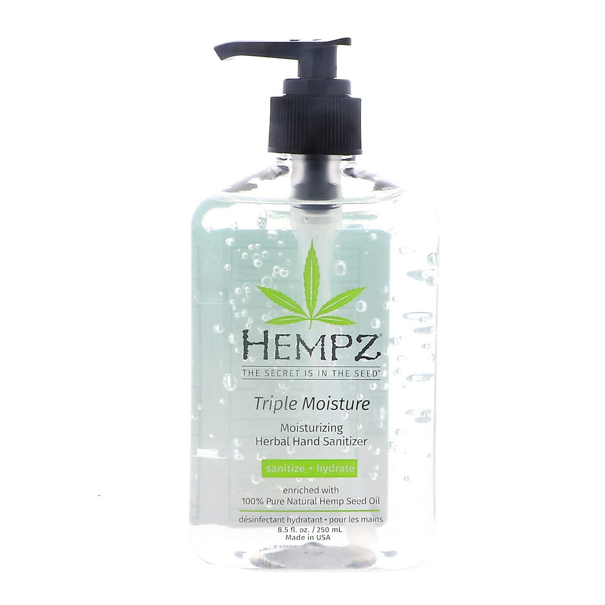 Hempz Hempz triple moisture herbal moisturizing hand sanitizer, 8.5 ounce, 8.5 Ounce