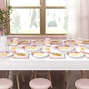 Princess Party Decorations, 145 PCS Princess Birthday Decorations, Princess Birthday Party Supplies Includes Princess Banner Paper Plates and Napkins Cups Balloons