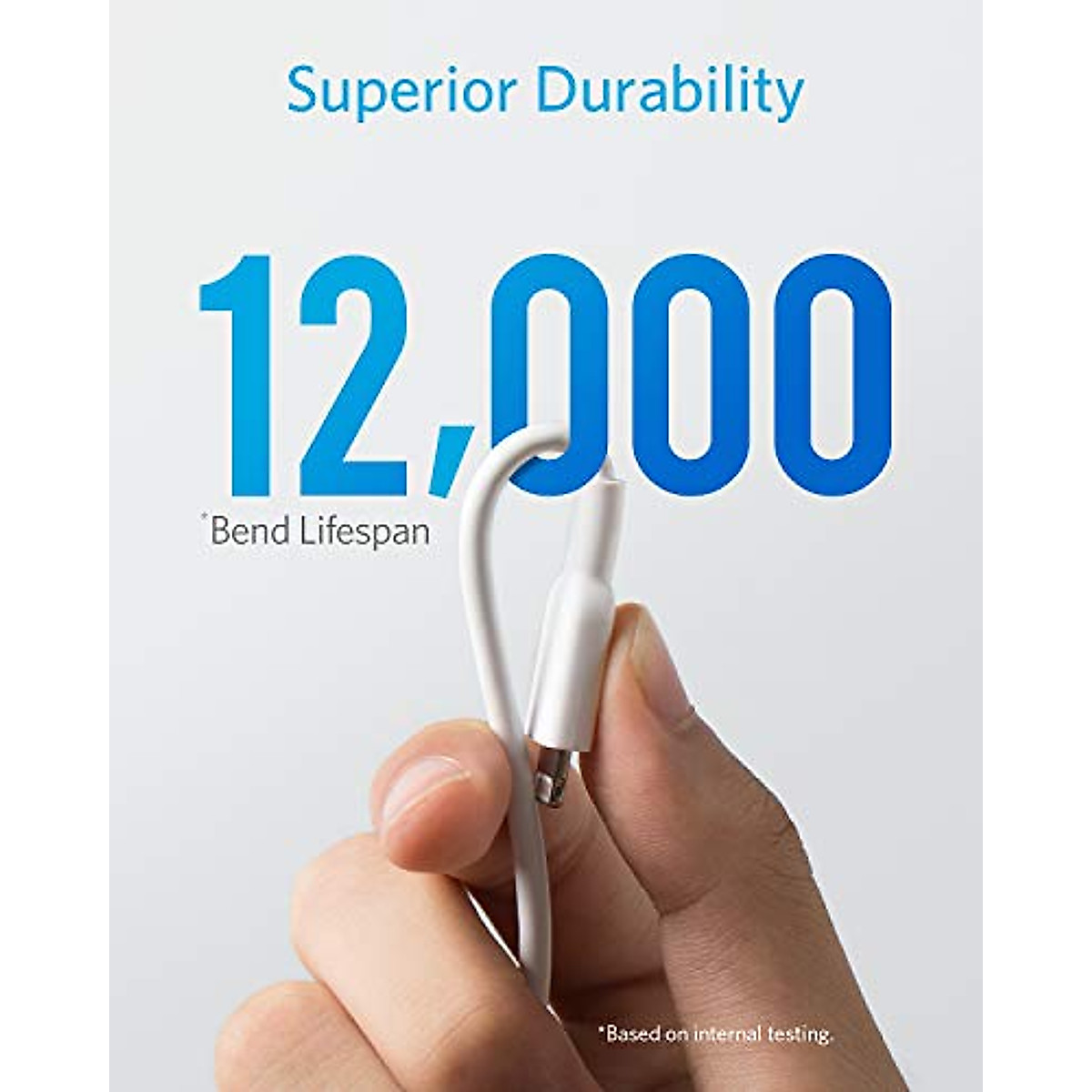 Anker 313 Power Bank & Powerline II Lightning Cable (3 Pack), Compatible with iPhone SE 11 11 Pro 11 Pro Max Xs Max XR X, iPad, and More