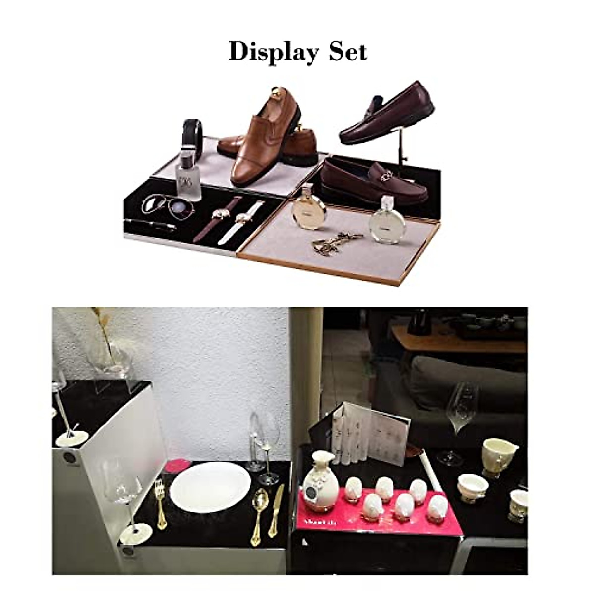 20 Pcs Self Adhesive Velvet Flocking Liner for Jewelry Drawer,Box Lining，Self Adhesive Velvet Liner Flocked Fabric (Beige White)