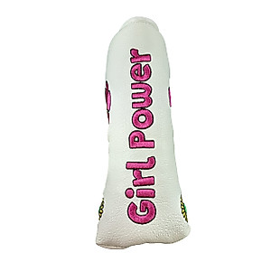 Foretra - Limited Edition Girl Power Golf Putter Headcover Quality PU Leather Magnetic Closure for Blade Style Putters