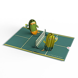 Lovepop Happy Birthday Pop-Up Card for Her and Him- 3D Humor Birthday Greeting Cards for Boys, Girls, Men, Women - Real Baller - 5" x 7" Pickleball Card - Blank Note Card & Envelope Included