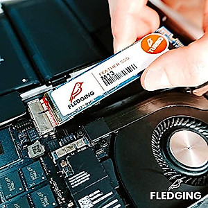 Fledging 2TB Turbo Feather M13 PCIe NVMe Gen 3.0x4 SSD Upgrade –DIY kit & OS Included– Compatible with Apple MacBook Air (2013-2015) & Pro (2013-2016), Mac Mini (2013) & Pro (2014), iMac (2013-2019)