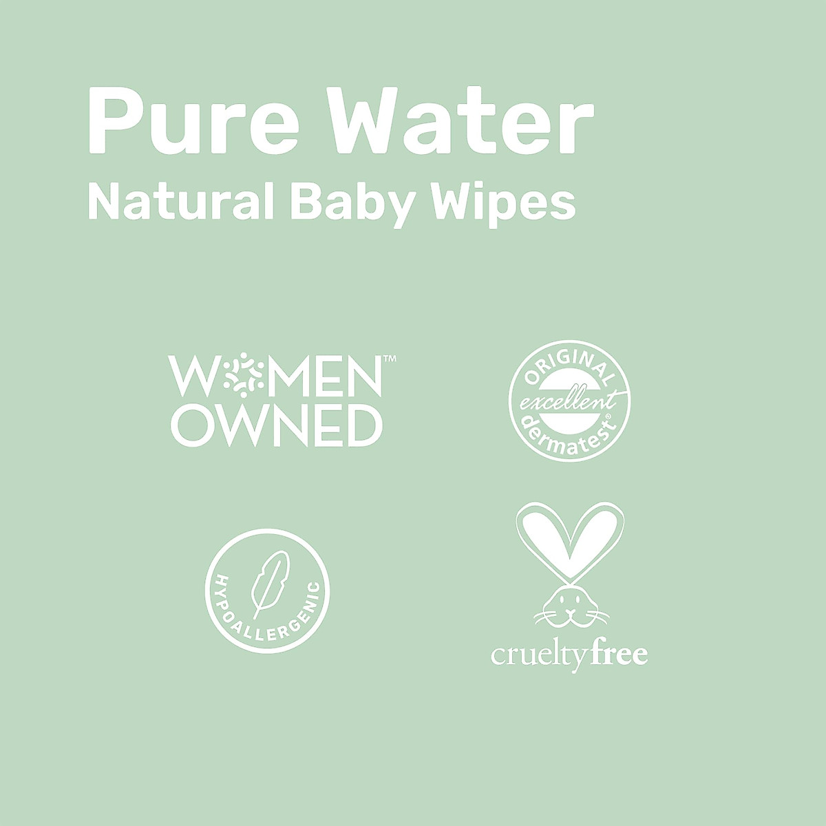 Parasol Clean+Pure Natural Baby Wipes 99% RO, pH Balanced, Hypoallergenic Formula Baby Wipes Plant-Based Alcohol Free Baby Wipes, Perfect for Sensitive Skin 60 Wipes Per Pack, Pack of 10