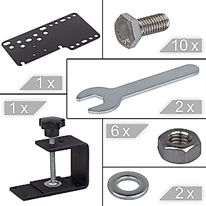 CNRAQR PC Racing Game USB Handbrake for 16Bit SIM for Racing Games, Compatible with G27 G29 G920 G923 T500 T300 Simulate Linear Handbrake（With Fixing Clip and Plate