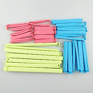 Plastic Sealing Clips for Food and Snack Bags by YINGFENG, 3-4.5 -7.8inch, Fresh-Keeping Clamp Sealer, Assorted Sizes and Colors(26Pcs)