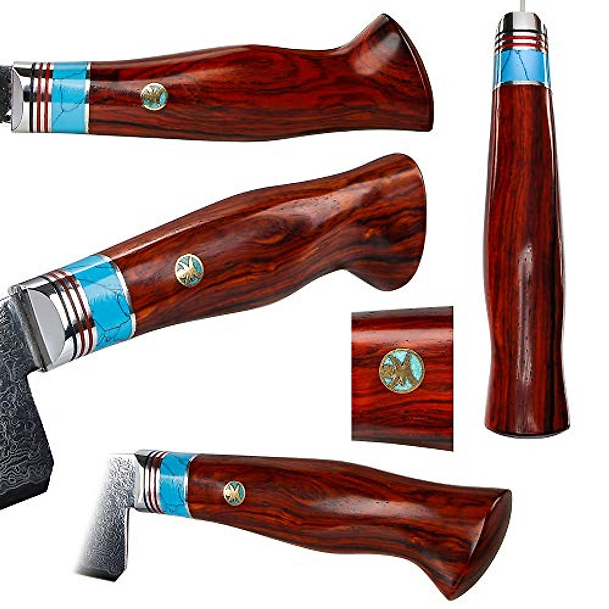 MSY BIGSUNNY Kiritsuke Knife - 67 Layers Damascus Steel - 6.7 Inch Blade - Stain & Corrosion Resistant Handmade Chef Knives