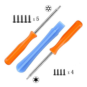 T6 T8 Torx Screwdriver & Opening Shell Tool Set & Screws for Xbox One Xbox 360 Xbox One S Controllers