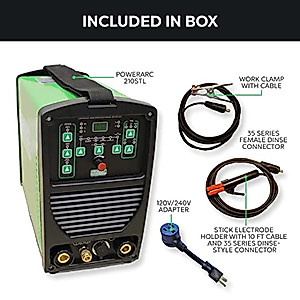 2021 PowerArc 210STL Stick Lift TIG IGBT Inverter Welder E6010 Capable 110/220 Dual Voltage
