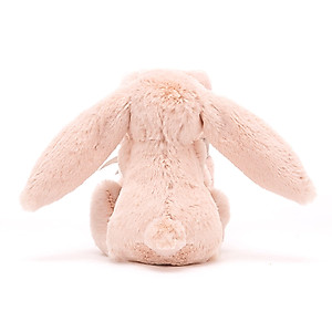 Jellycat Bashful Blush Bunny Soother, 13.5 inches | Security Blanket & Lovey for Babies | Baby Gift