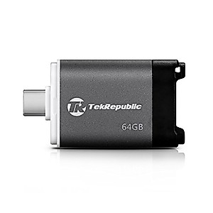 Tek Republic USB Type-C 64GB Aluminum Flash Drive with Power Delivery