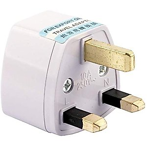 ANRANK UN6688AK 2 Packs Universal EU/USA/AU to UK GB England AC Power Plug Adapter Travel Converter