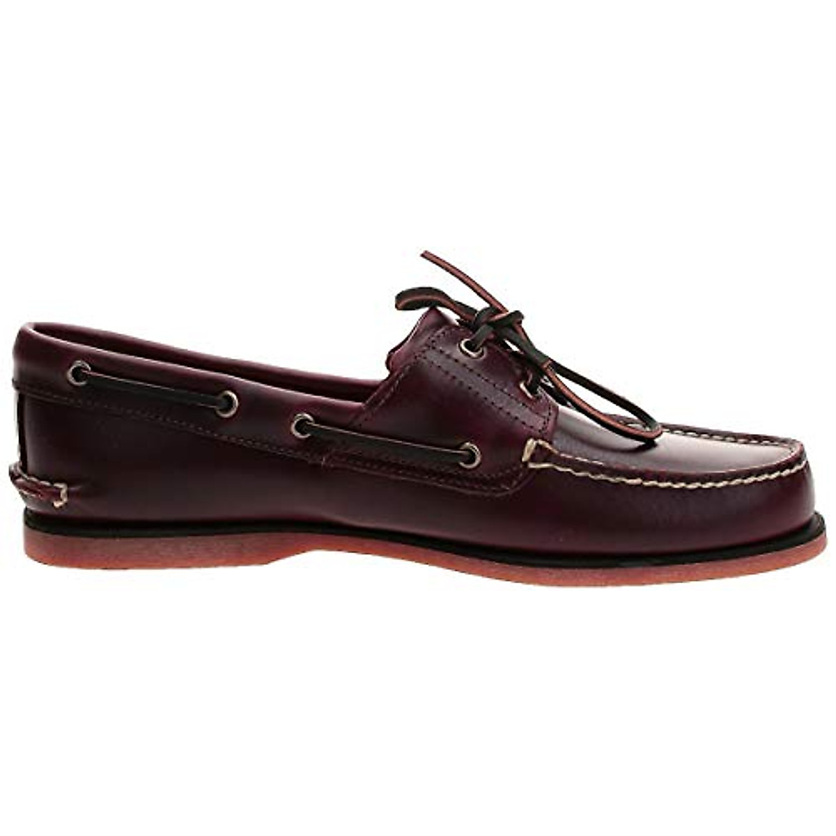 Timberland mens 2-eye Boat loafers shoes, Rootbeer/Brown, 8.5 US