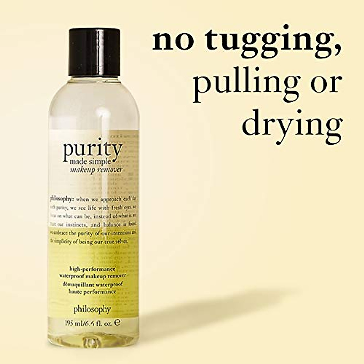 philosophy purity made simple - bi-phase make up remover, 6.6 oz