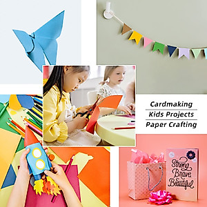 Livholic 60 Sheets Colored Cardstock 12x12 Assorted Color Cardstock 20 Colors For Cricut Card Making Paper Crafting 90LB