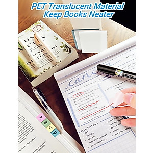 550 Pcs Transparent Sticky Notes, 3x3" Clear Sticky Notes with Marker, 2023 Planner XURISEN 9 Pack 2X Sticking Power Translucent Sticky Note Pads for Book Notes Highlights, Clean Removal