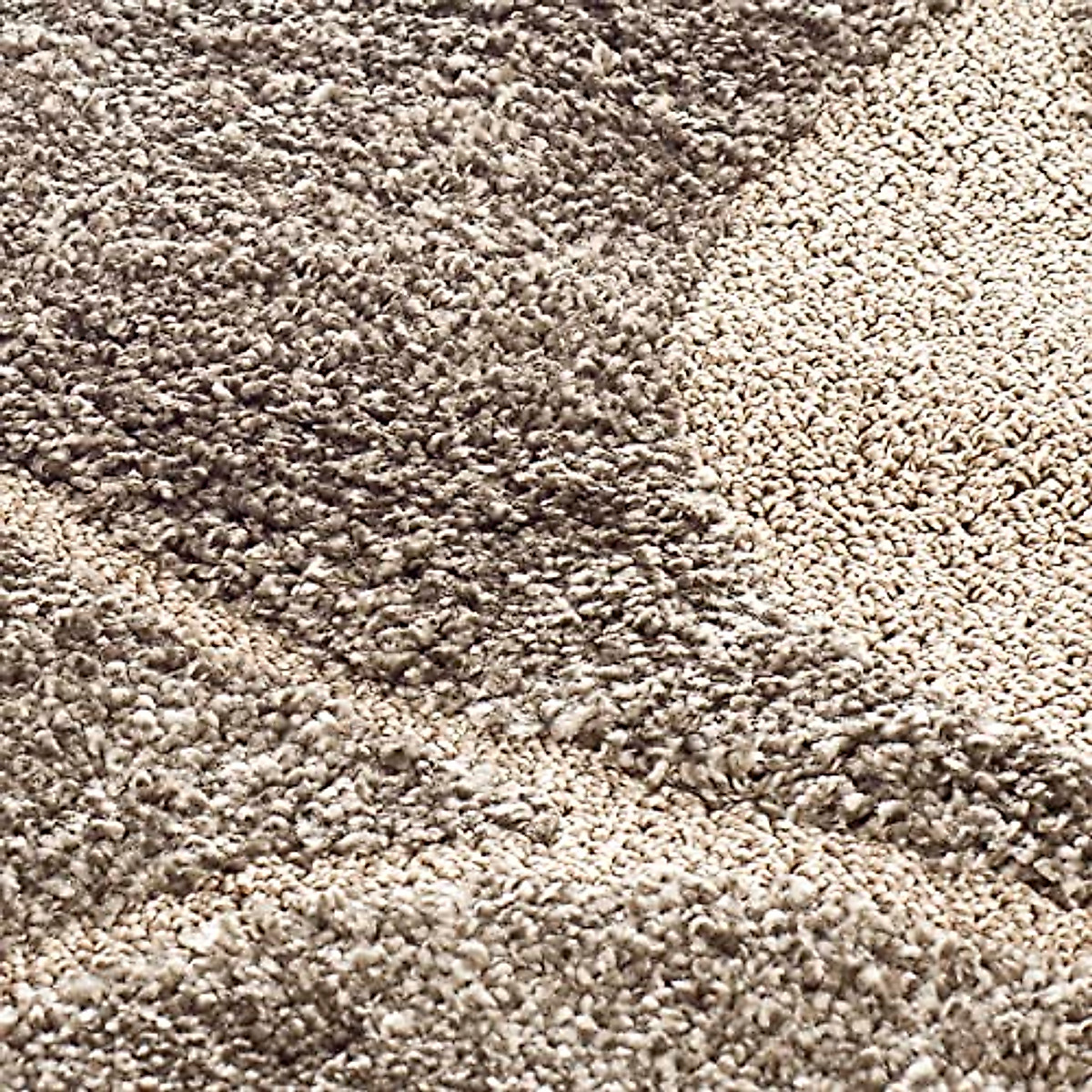 SAFAVIEH Florida Shag Collection 5'3" x 7'6" Smoke / Beige SG459 Floral Non-Shedding Living Room Bedroom Dining Room Entryway Plush 1.2-inch Thick Area Rug