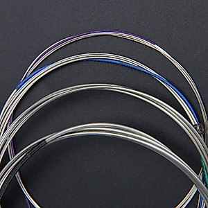 Imelod Cello strings Full Set (A-D-G-C) Universal Steel Core Nickel-Chromium Wound with Nickel-plated Ball End for 4/4 3/4 1/2 1/4 Cellos