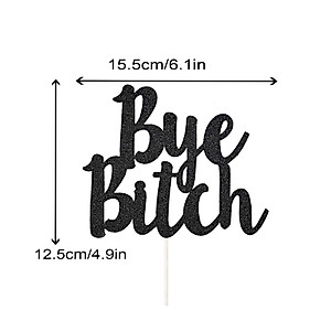 Bye Bitch Cake Topper for Bridal Shower Bachelorette Engagement Hen Party Decorations Bye Felicia Funny Wedding Cake Decor