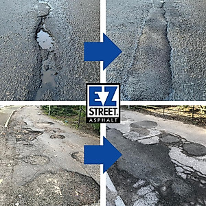 EZ Street EZ50 Asphalt Cold Patch Pothole Repair, 50-Lbs. - Quantity 1