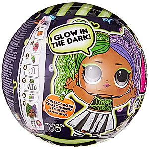 LOL Surprise Glitter Glow Doll Cheer Boo with 7 Surprises, Halloween Dolls, Accessories, Limited Edition Dolls, Collectible Dolls, Glow-in-the-Dark Dolls