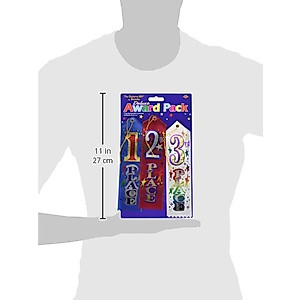 Beistle 1st, 2nd, 3rd Place Award Pack Ribbons