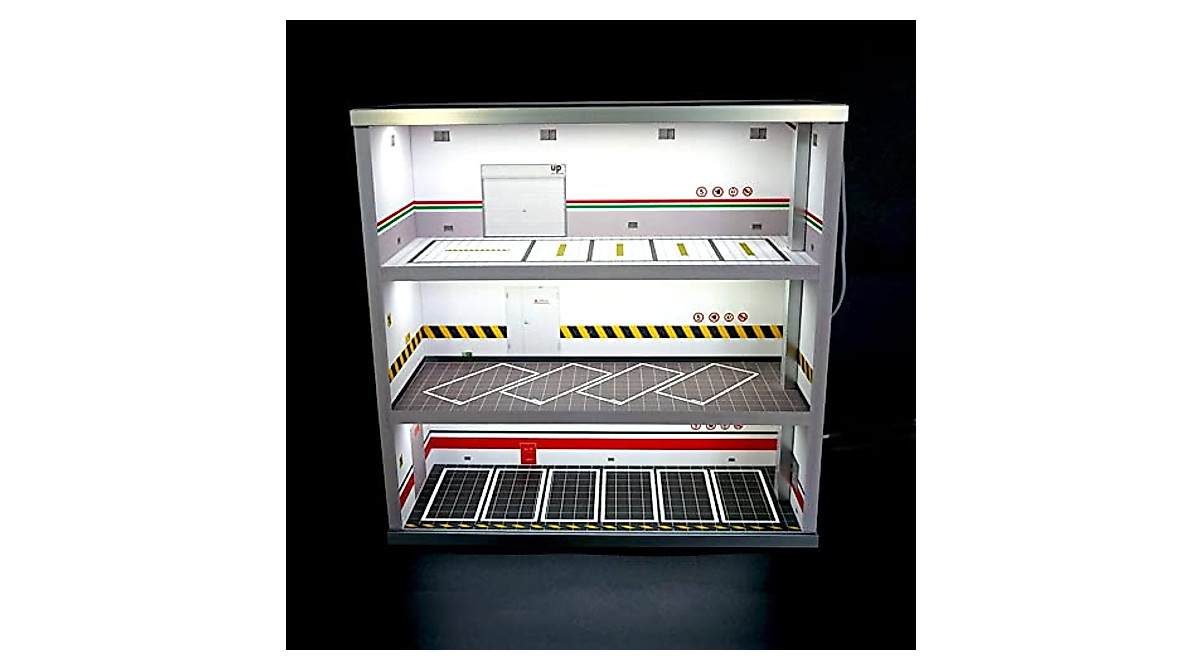 LED Model Car Display Case for 1:64 Scale Collectibles