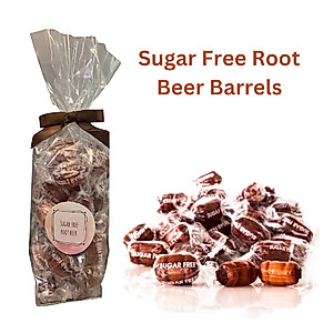 Sugar Free Candy Variety Gift Box – Sugar Free Hard Candy Bulk Candy Individually Wrapped 4 Assorted Flavor Bags