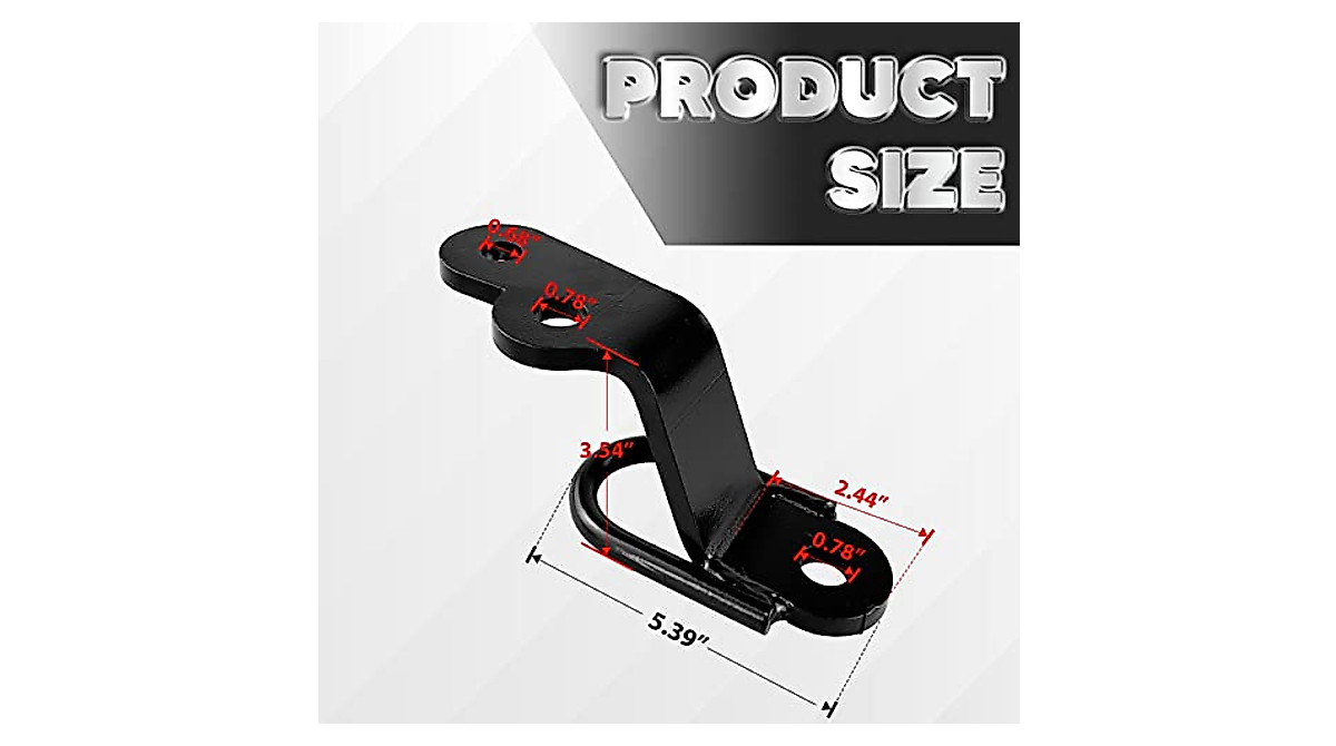 VONLX Three-Way Hitch for ATV/UTV Trailers | Heavy-Duty Steel