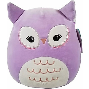 Squishmallows Official Kellytoy Miranda 7 Inch Purple Owl Squishy Plush Toy Animal