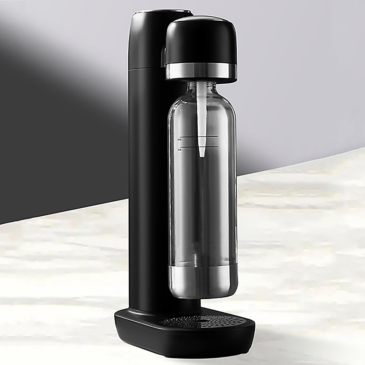 Soda Streaming Machine,sparkling Water Maker with 1L Water Bottle, 2 Seconds To Make, ABS Environmentally Friendly Material | Automatic Deflation, for Home, Food Store, Restaurant