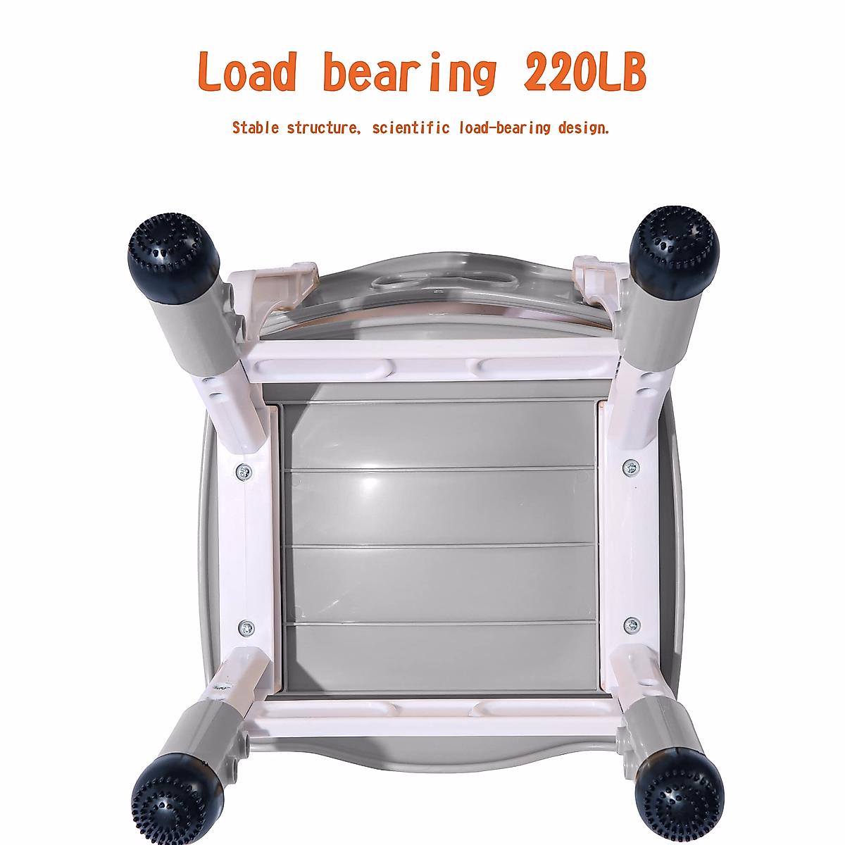 LUUYOUU Kids' Desk Chairs Adjustable Height is Suitable for Children's Chairs Used in Families, Schools and Day-Care Between 2-10 Years Old The Max Bearing Capacity is 220LB(5PCS-Beige)