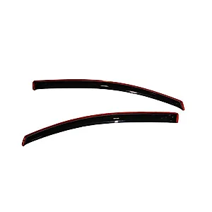 Auto Ventshade [AVS] In-Channel Ventvisor / Rain Guards | Smoke Color, 2 pc | 192916 | Fits 2007 - 2011 Toyota Yaris Coupe
