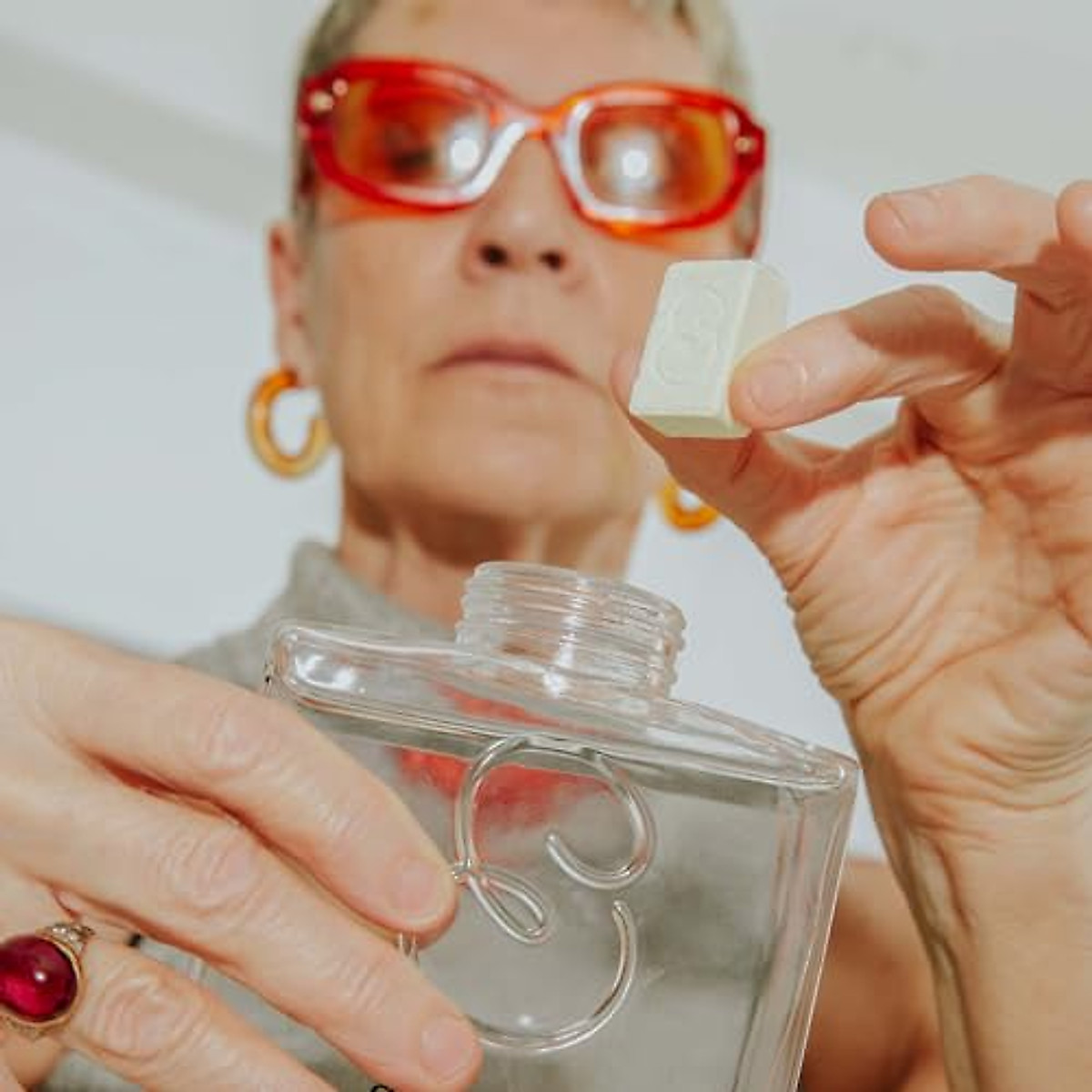 Tirtyl Skipper Foaming Hand Soap Tablet Refills - 12 Pack - 96 fl oz total (12x 8 fl oz) - New Formula - Compostable Packaging - Lemon & Makrut