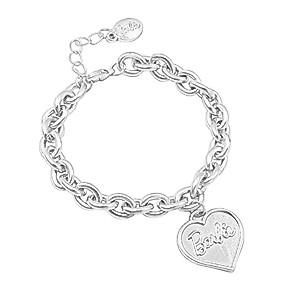 Barbie Chunky Heart Bracelet - Silver