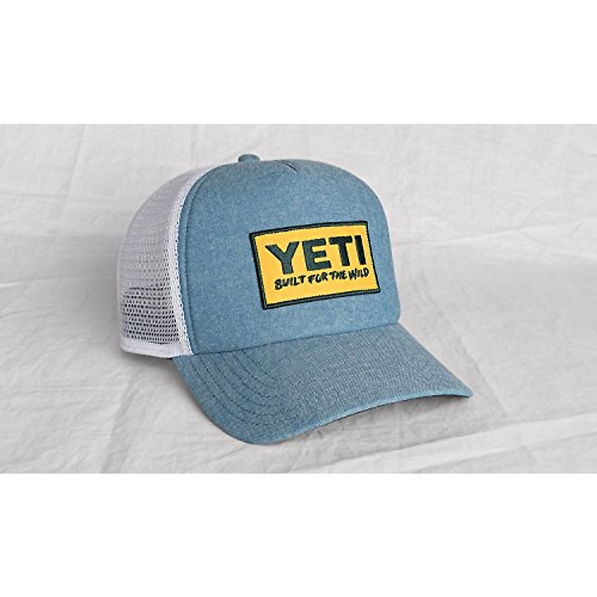 YETI Deep Fit Foam Patch Trucker Hat Chambray