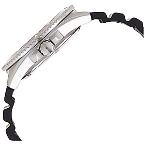 Casio Men's Stainless Steel Quartz Sport Watch with Resin Strap, Black, 26 (Model: MDV106B-1A1V)