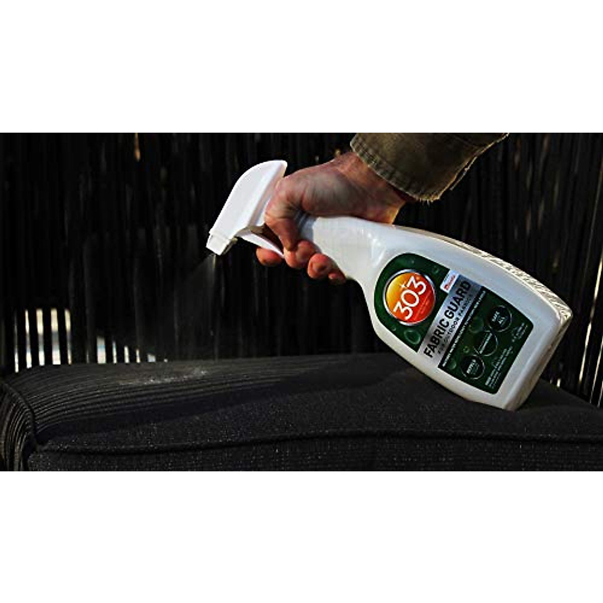 303 Fabric Guard - Restores Water and Stain Repellency To Factory New Levels, Simple and Easy To Use, Manufacturer Recommended, Safe For All Fabrics, 32oz (30606CSR) Packaging May Vary