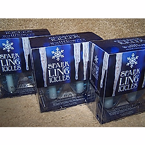 Lot of 3 Bath & Bodyworks Sparkling Icicles Wallflower 2 Pack Home Fragrance Refill Bulbs (6 Bulbs Total) (Scented)