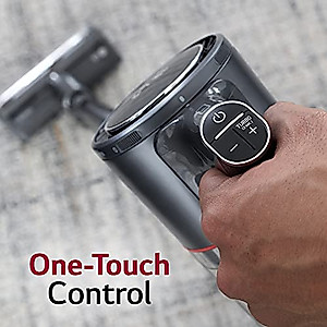 LG CordZero Cordless Stick Vacuum Cleaner, Hard Floor, Carpet, Upholstery, Car, Pet Hair, Powerful Suction, Extra Battery, Up to 80 Min, Lightweight, Handheld, A907GMS