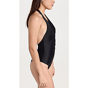 JADE Swim Women's Kenna One Piece, Black, XS