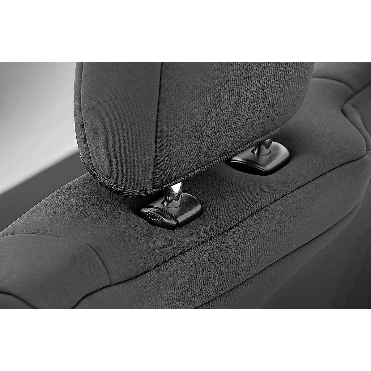 Rough Country Neoprene Seat Covers for 18-22 Jeep Wrangler JL | 2-Door - 91020, Black