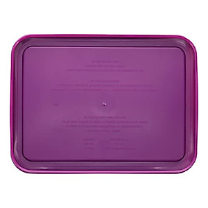 Pyrex 7210-PC 3-Cup Thistle Purple Plastic Food Storage Replacement Lid, Made in USA - 2 Pack