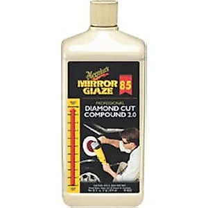 Meguiar's M8532 Mirror Glaze Diamond Cut Compound 2.0, 32 Fluid Ounces, White