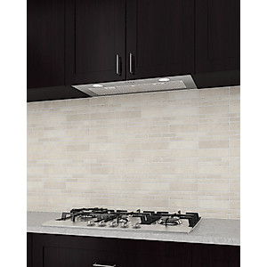 Ancona AN-1362 Inserta Plus 28” 420 CFM Ducted Built-in Range Hood in Stainless Steel