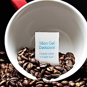 Orimit 2 Gram [120 Packets] Silica Gel Packs for Moisture Absorbing, Desiccant Dehumidifier Bags for Spices Jewelry Shoes Boxes Electronics Storage, Food Safe